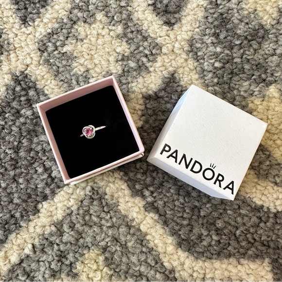 Pandora | Jewelry | Pandora October Birthstone Eternity Circle Ring ...